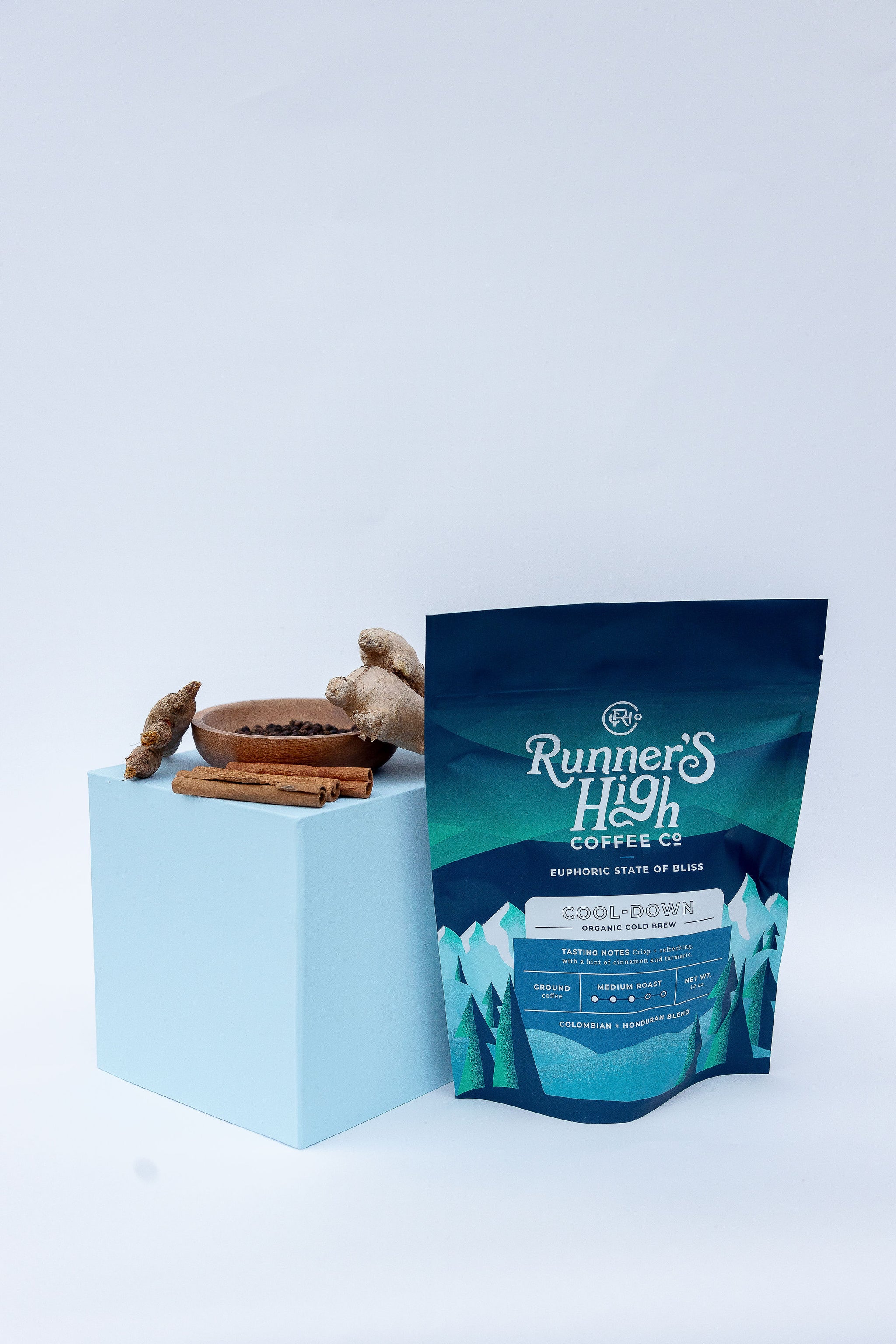 Cool-Down Cold Brew 12oz. Ground – Runner's High Coffee